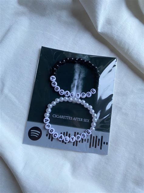 Apocalypse By Cigarettes After Sex Matching Bracelets Ten Fingers Art