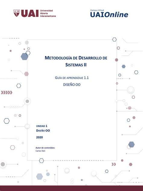 11 El Modelo Orientado A Objetos Guía Pdf Objeto Informática