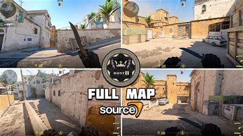 Dust 2 Full Map Counter Strike 2 Beta Gameplay CS GO Source 2 YouTube