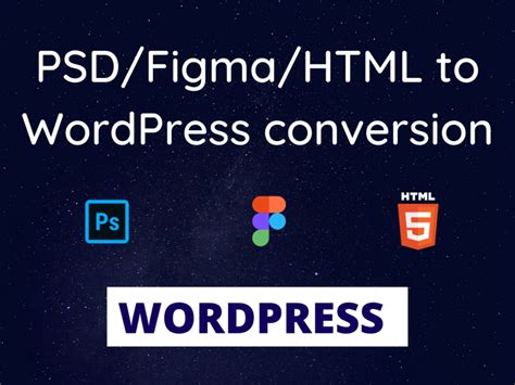 Psdfigmahtml To Wordpress Conversion Upwork