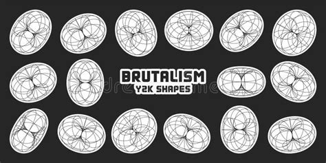 Wireframe Shapes Lined Torus Perspective Mesh 3d Grid Modern Trendy