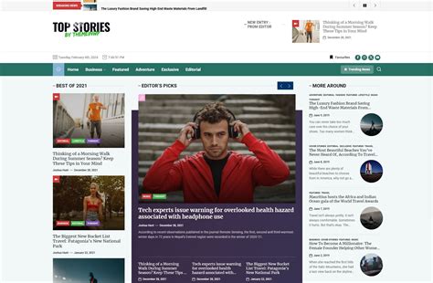 Free Wordpress Theme Top Stories