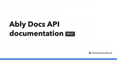 Request An Access Token Ably Docs Api Documentation