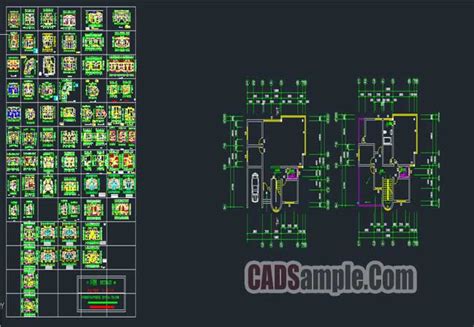 Free Dwg Details Large Number Of Residential Units Autocad Drawings