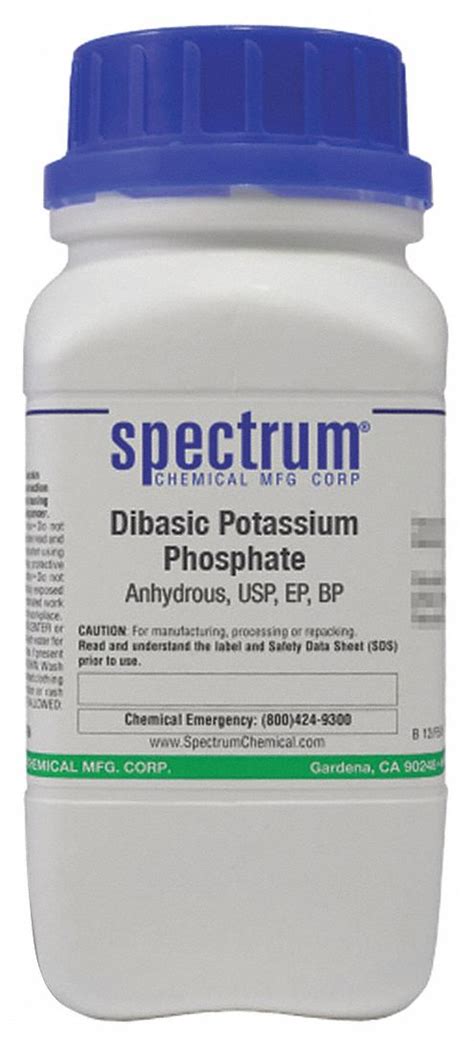 Usp 500 G Dibasic Potassium Phosphate Anhydrous 6tyx5po204 500gm
