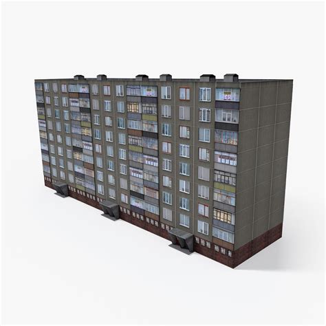 Lowpoly 동 유럽 건물 12 3d 모델 10 Fbx Ma Max Obj Free3d