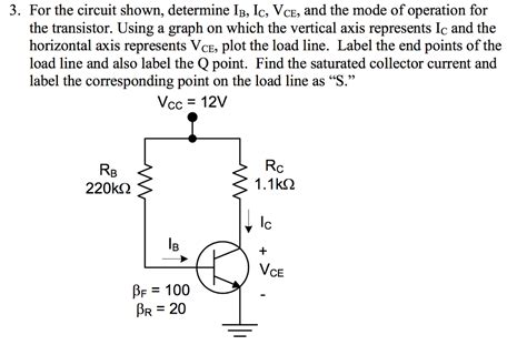 Solved For The Circuit Shown Determine I B I C V Ce And Chegg Com