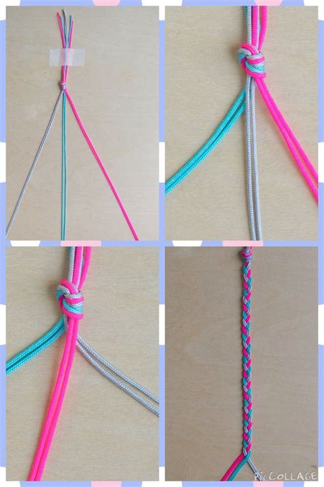 Cómo Hacer Pulseras De Hilo Bellas Y Sensillas Diy pulseiras Pulseiras da amizade diy