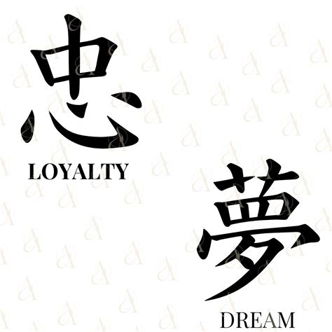 Japanese Symbol For Loyalty Tattoo