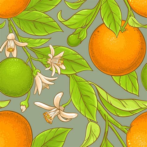 Premium Vector Orange Vector Pattern