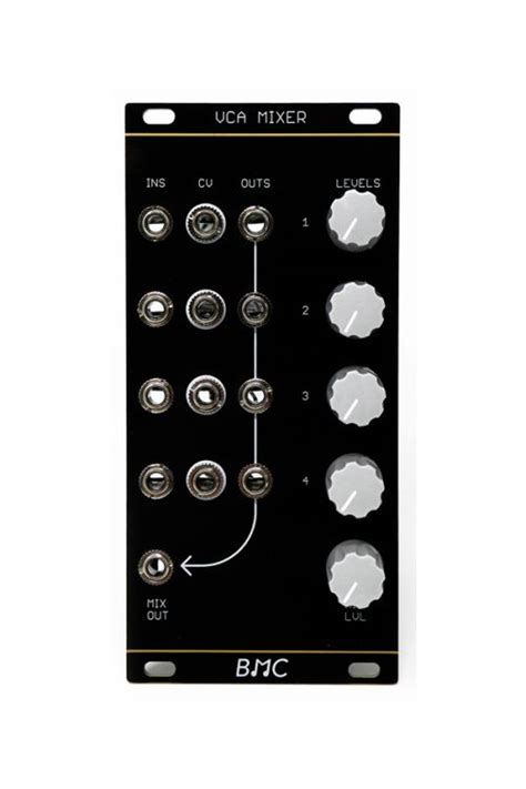 Bmc015 Vca Mixer Barton Musical Circuits Modular Addict Synth Diy