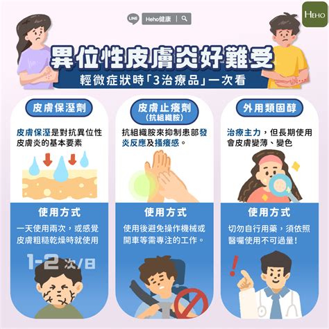 擾人的異位性皮膚炎！輕微症狀時的「3 大治療方式」一次看 Heho健康
