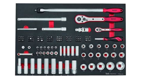 Ttesk126 Teng Tools 126 Piece Metric 1 2 In 1 4 In Deep Socket Standard Socket Bit Set With