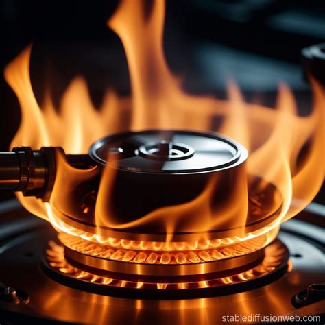 Fuel Combustion Process Stable Diffusion Online