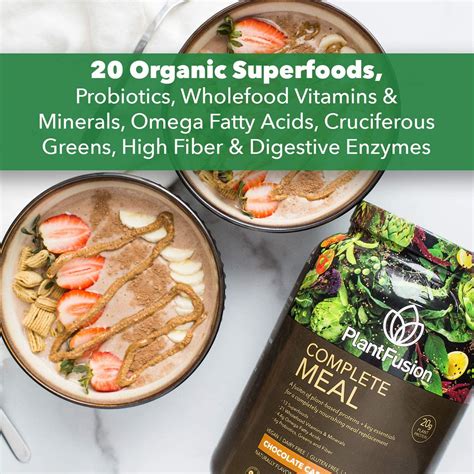 Plantfusion Complete Meal Protein Powder Vegan Gluten Free Non Gmo