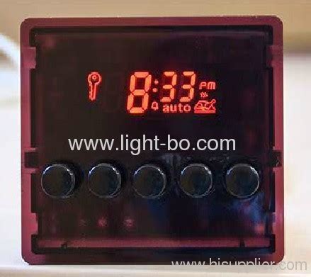 Custom Segment LED Display For Oven Control With Max Operating Temperature