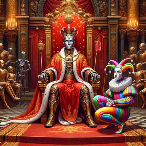 Download Ai Generated Robot Court Jester Royalty Free Stock Illustration Image Pixabay