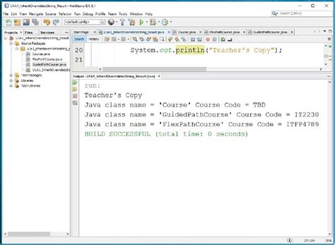 solved extending java classes and overriding
