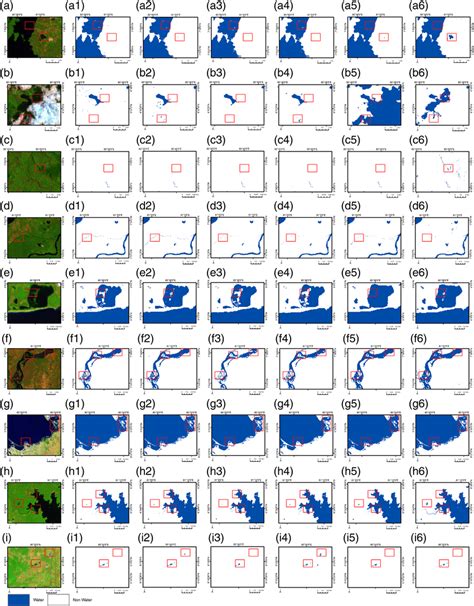 Performance Comparison Of Surface Water Extraction By A1 F1 Lvq Download Scientific