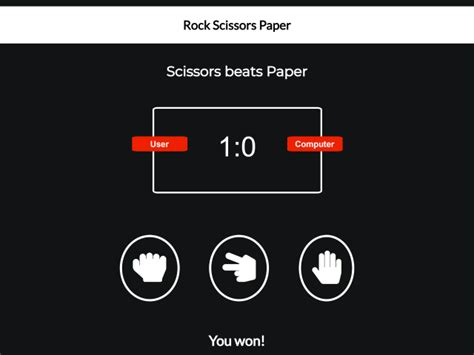 Rock Paper Scissors Game In Javascript — Codehim