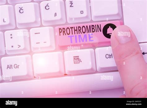 Handwriting Text Prothrombin Time Conceptual Photo Evaluate Your Ability To Appropriately Form