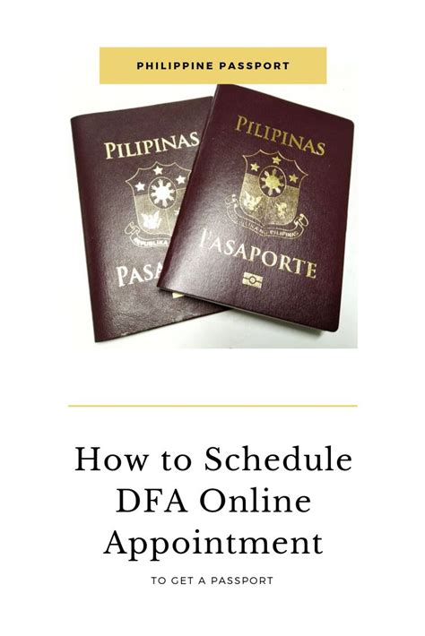 How To Schedule Dfa Online Appointment To Get A Passport Renewing