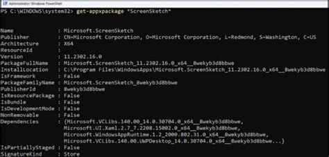 Uninstall Snipping Tool Using Powershell