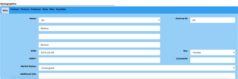 Demographics Edit Layout Management And Administration Openemr