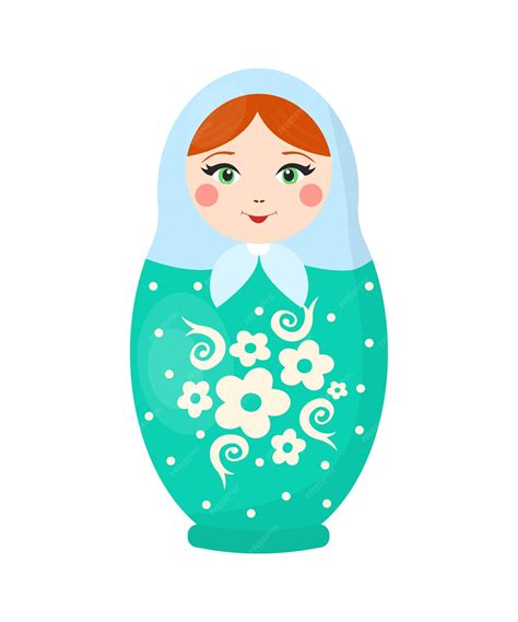 Premium Vector Colorful Nesting Doll