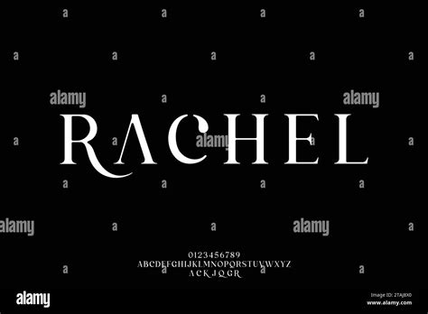 Elegant Serif Alphabet Display Font Vector Vintage Typography With Swoosh Alternate Stock