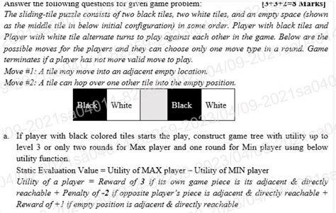 Solved B Explain The Process Fro Speeding Up The Min Max