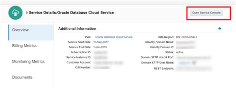 Cloudcloud Create Database Cloud Service Dbcs Using Oracle Cloud Infrastructure Classic