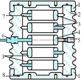 Structure Of Six Gap Gas Spark Switch Download Scientific Diagram