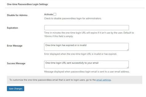 Wordpress Passwordless Login Users Login Via One Time Url Profilepress