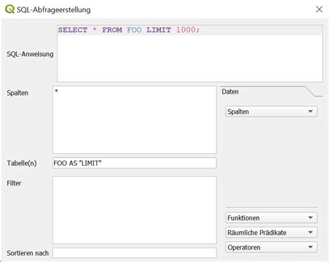 Qgis Setting Feature Limit On Wfs Request Geographic Information