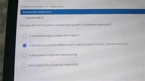 Why Was The Two Kingdom Classification System Considered Inadequate It
