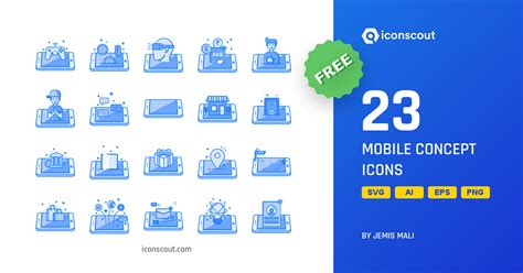 Download Mobile Concept Icon Pack Available In Svg Png And Icon Fonts