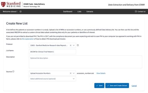 Dicom Download How To Stanford Research Repository Starr Tools Stanford Medicine
