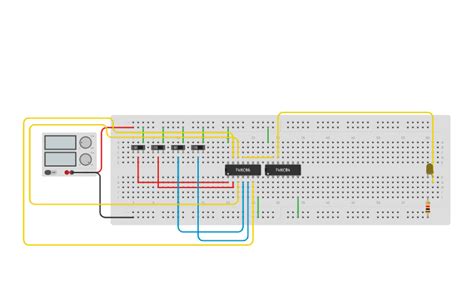 Circuit Design Ex No 8 Odd Parity Checker Tinkercad