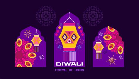 인도 전통 축제 디왈리 조명의 행복한 축제 배너 포스터 인사말 카드를위한 Deepavali 템플릿 축제 불타는 디야 그래픽 디자인 배경 벡터 추상 평면 그림 0명에 대한