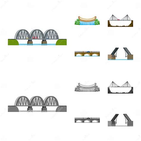Vector Illustration Of Connection And Design Icon Collection Of Connection And Side Stock