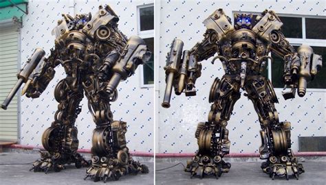 Трансформеры возвращаются! Огромные железные роботы от Yang Junlin