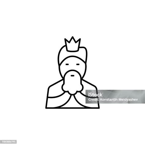 역사 왕 아이콘 Ui 및 Ux 웹 사이트 또는 모바일 응용 프로그램에 대한 기록 아이콘의 간단한 가늘게 선 개요 벡터 고급에 대한 스톡 벡터 아트 및 기타 이미지 Istock