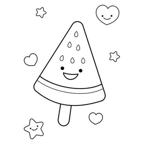 Раскраска Мороженое единорог распечатать или скачать