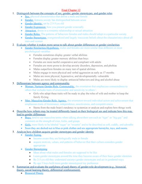 Chapter Complete Lecture Powerpoint And Book Notes Final Chapter Distinguish Between