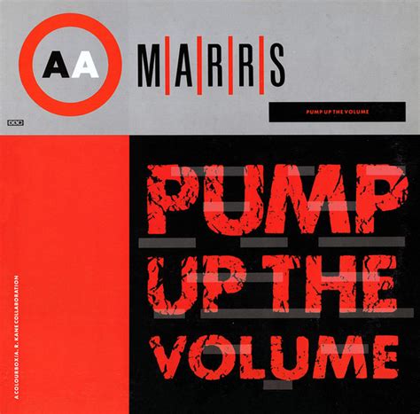 Marrs Pump Up The Volume Vinyl Specialty Pressing 12 45 Rpm