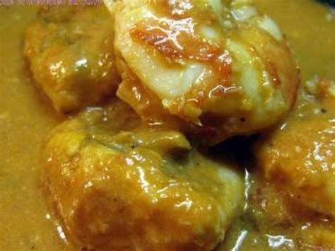 Lotte Et Crevettes Au Curry Recette Ptitchef