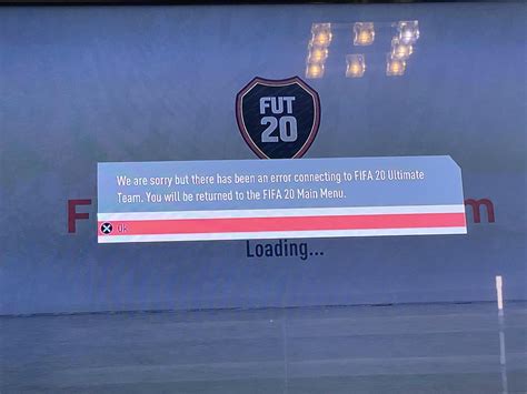 whenever i try to log in this error pops up what happened r easportsfc