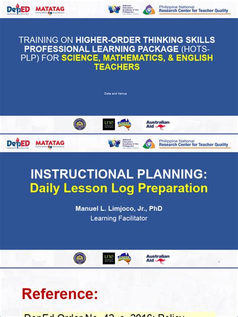 S5 Sd Instructional Planning 1 Pdf Learning Teachers