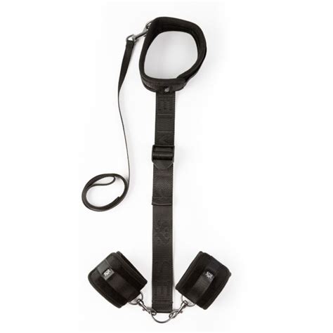 Sei Mio Neck Firmly In Check Adjustable Neck And Wrist Restraint Kit